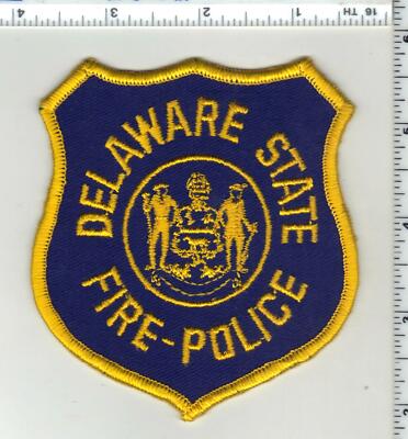 Delaware State Fire-Police 1st Issue Shoulder Patch | eBay