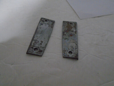 C-3 CORVETTE 1968-1978 SEAT BACK UPPER COVER BRACKETS 1 PAIR G.M. | eBay