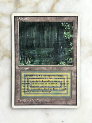 MTG - BAYOU - REVISED 1994 FWB DUAL LAND 3RD ED | eBay