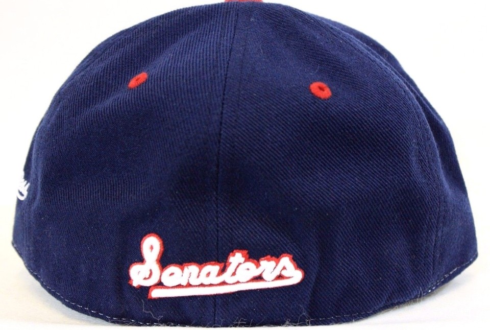 Washington Nationals Mitchell & Ness SENATORS Fitted Hat Baseball Cap 6-7/8 | eBay