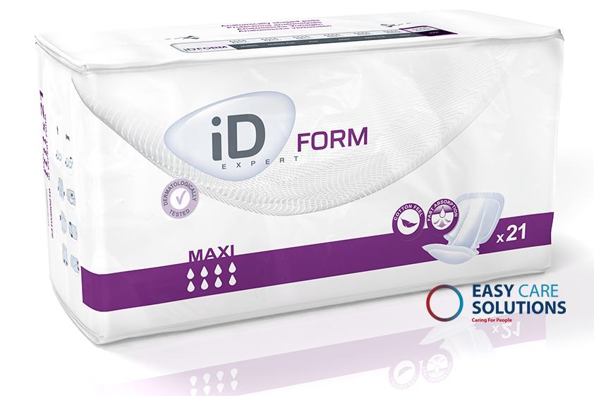 iD Expert Form Maxi - Size 3 - Pack of 21 Incontinence Pads - Cotton ...