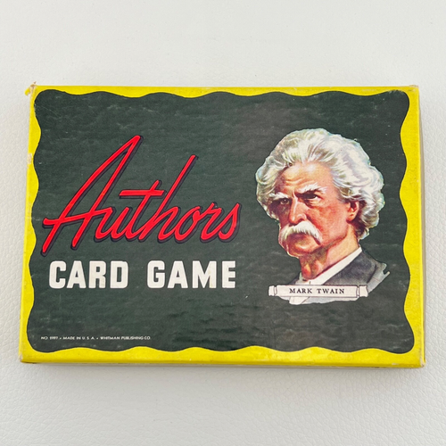 1951 Authors Card Game 2997 Whitman Mark Twain Complete Clean Cards | eBay