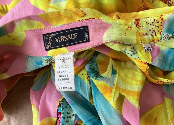 VERSACE RUNWAY SS 2004 ICONIC TOP SZ 40 | eBay
