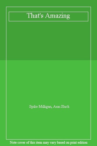 That's Amazing By Spike Milligan | eBay