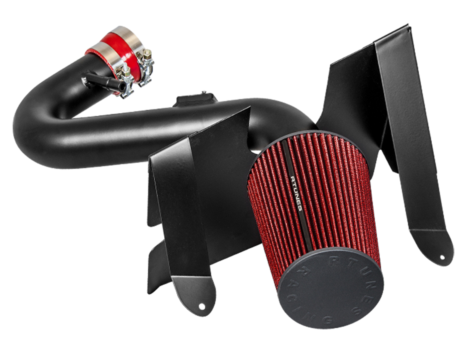 Matt Black For 2005-2009 Mustang 4.0L V6 Cold Air Intake Racing Kit ...