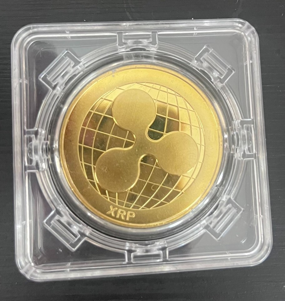 RIPPLE (XRP) Commemorative Coin Limited Edition Collectible Coin-GOLD ...