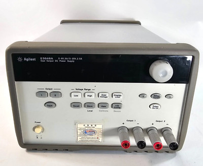 Agilent E3648A Dual Output DC Power Supply 0-8V,5A/0-20V,2.5A - Tested ...