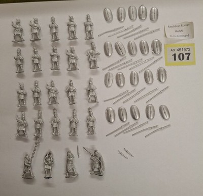 24 x 28mm Metal Republican Roman Hastati. Punic Wars. Gripping Beast ...