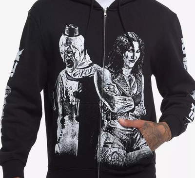 WWE Rhea Ripley X Terrifier ART THE CLOWN Hoodie SIZE XXL | eBay