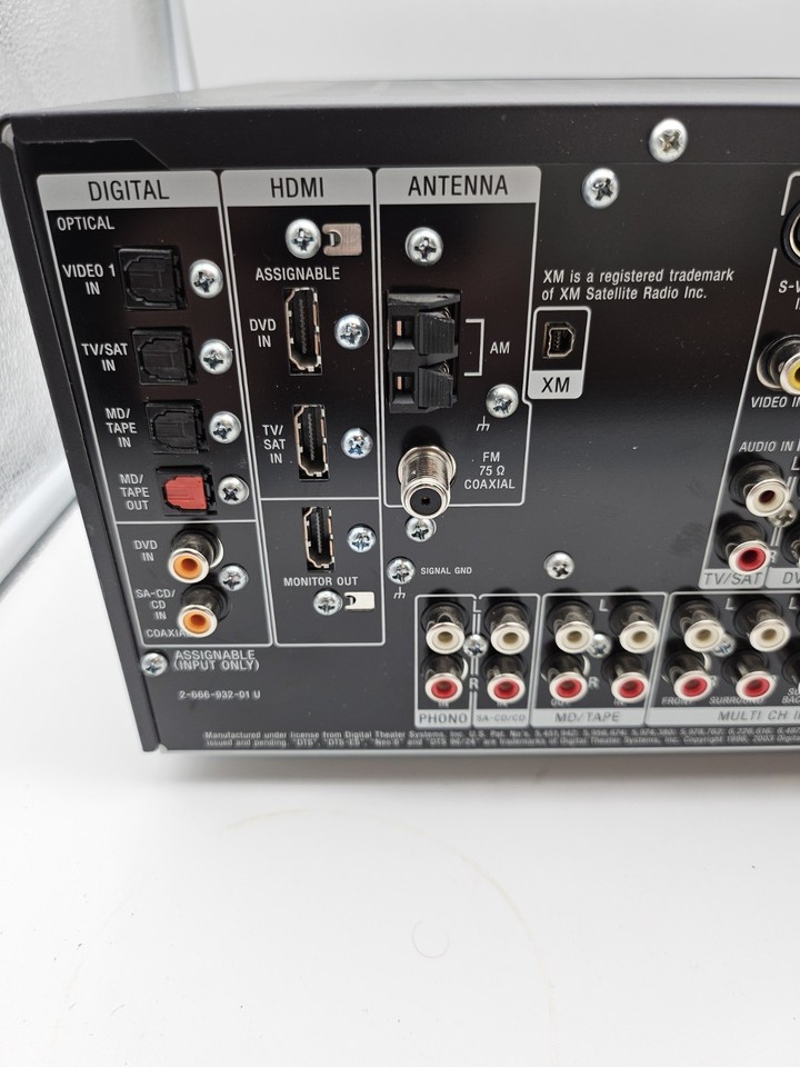 Sony STR-DG800 Digital Audio/ Video Control Center 110 Watts | High End ...