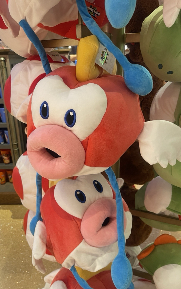 Universal Epic Universe Nintendo World Cheep Cheep Moveable Fins Plush ...
