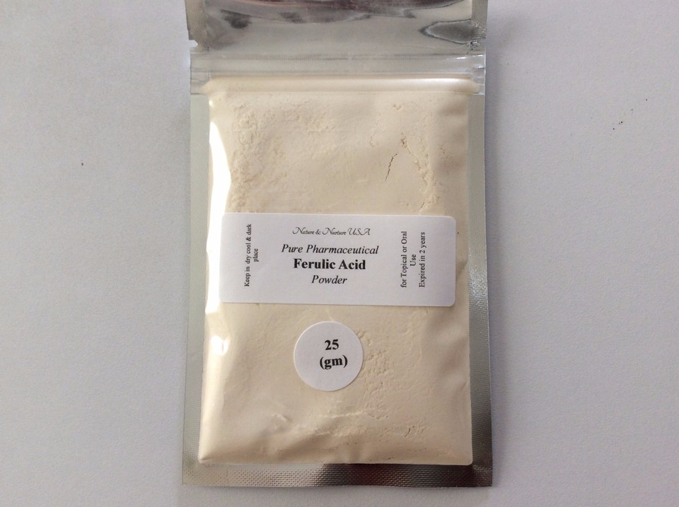 Ferulic Acid Powders Super Antioxidant,Vitamin Preservation.,UV ...