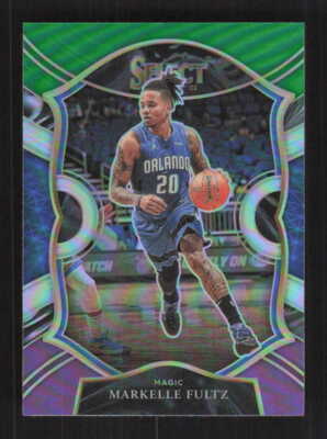 Markelle Fultz 2020-21 Panini Select Green White Purple Orlando Magic ...