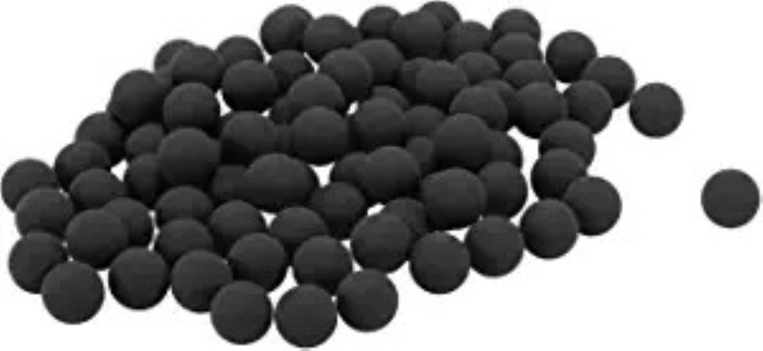 Umarex T4E Premium Rubber Ball Ammo for Paintball Guns Black 50 Cal 250 ...