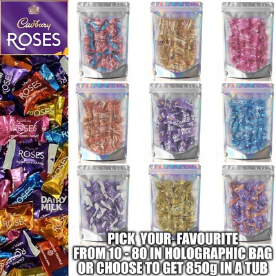 Cadbury ROSES Bag Of Chocolates Choose Flavour Pick And Mix Own Xmas Of ...