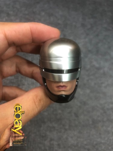 1/6 Hot Toys MMS202 D04 Robocop Diecast Helmet Head Mask for Action ...