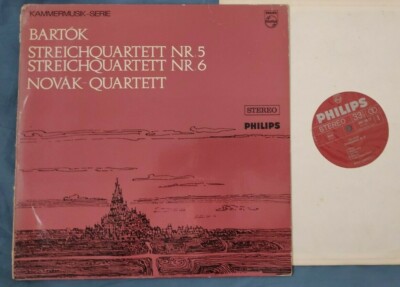 Bartok - String Quartets Nos. 5&6 Novak Quartet Philips Holland Stereo ...