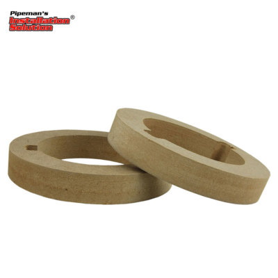1-Pair Custom MDF Tweeter Adapter Rings 2.91" ID Car Audio Installation ...