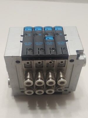 Festo CPV-14-VI Manifold Valve Bank 161 360 M202 , 161 361 L502 ASY ...