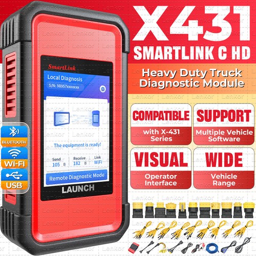Launch X431 SmartLink C 2.0 Heavy Duty Diagnostic Module for X431 PRO3S ...
