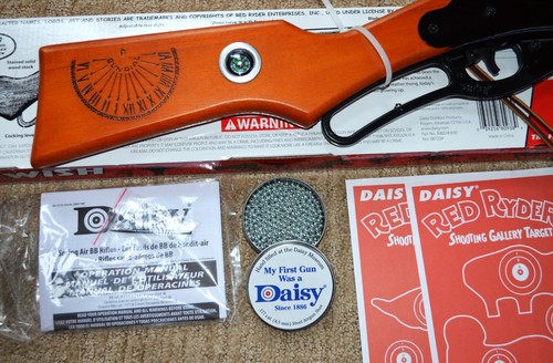 Red Ryder Christmas Wish BB Gun, My First Gun BB Tin W/BB'S, Compass ...