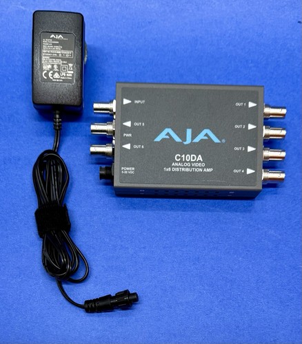 AJA C10DA 1x6 Distribution Amplifier with NTSC and PAL Support | eBay