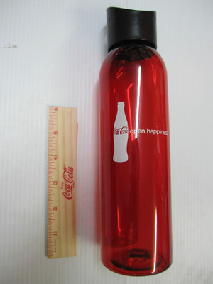 Coca-Cola Red Clear Water Bottle Open Happiness | eBay