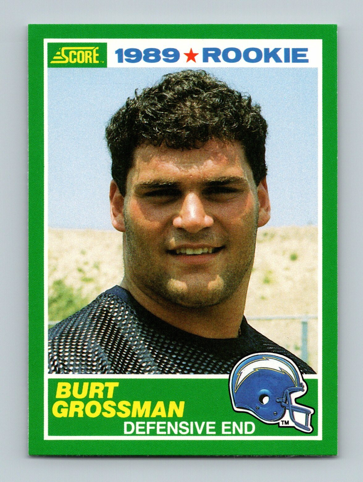 1989 Score Football Card #252 Burt Grossman Rookie RC San Diego ...