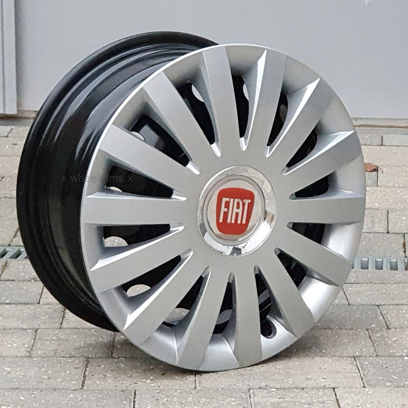 Full set 14" wheel trims, hubcaps to fit FIAT 500 Silver | eBay