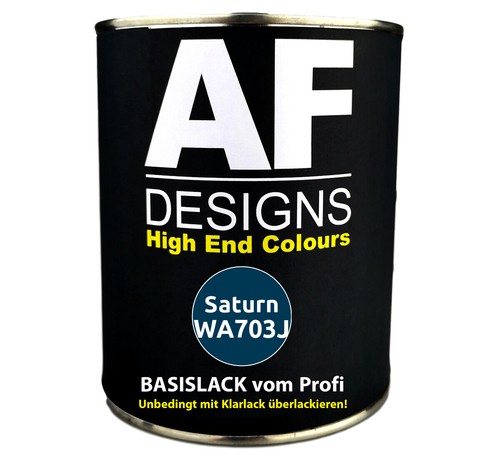 500ML Basislack Saturn WA703J Superior Blue Perl Metallic Spritzfertig ...