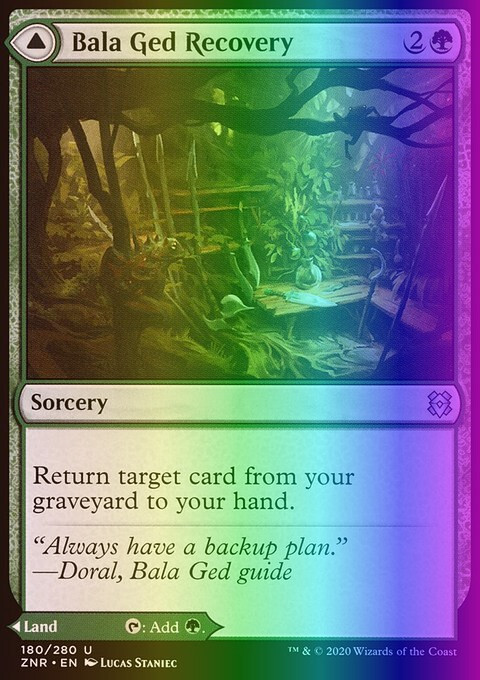 MTG Magic the Gathering Bala Ged Recovery (180/493) Zendikar Rising LP ...