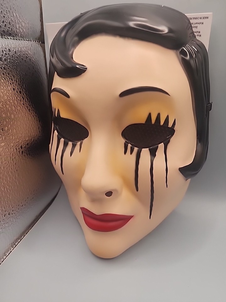 Halloween Smudged Mask Adult One Size New With Tags (Strangers) | eBay