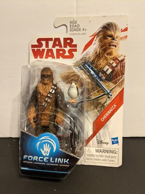 Star Wars Force Link Collection 3 3/4" Chewbacca & Porg Figure NIP | eBay