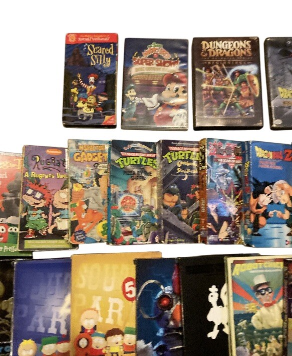 NEW and Used VTG 1980s-2010s gamecube dvd VHS blu ray anime mix lot | eBay