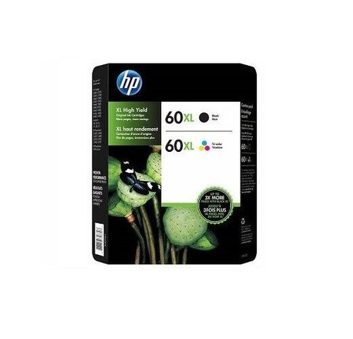 HP 60XL (D8J61BN) Ink Cartridge - Combo Pack 887758726303 | eBay