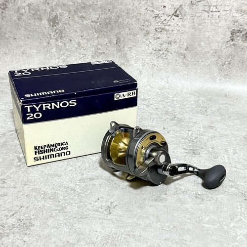 SHIMANO TYRNOS 20 Vintage Double Axle Reel Fishing Chicken Grunt B12894 ...