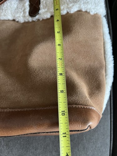 Patricia Nash Suede, Leather, Sherpa Bixley Tote purse | eBay