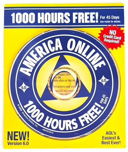 "NAUTICAL" America Online Collectible / Install Disc, AOL CD Version 6. ...