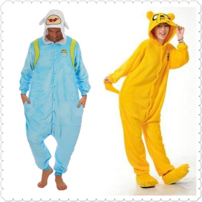 Finn Jake Dog Adventure Time Onesie Kigurumi Pyjama Nachtwäsche ...