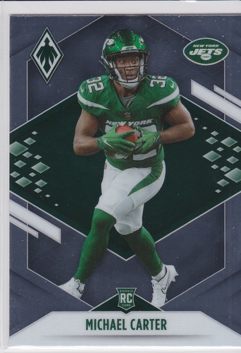 2021 Panini Phoenix MICHAEL CARTER Rookie RC #129 New York Jets | eBay