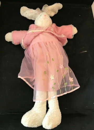 EASTER BUNNY RABBIT Pink Dress Toy Stuffed 26" | eBay