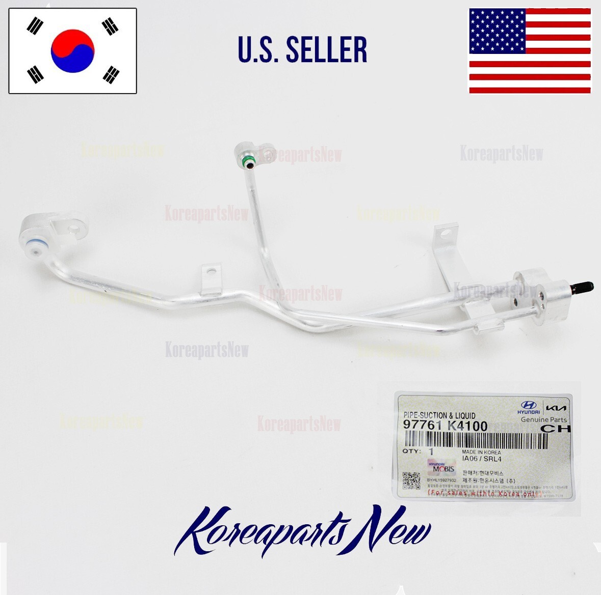 AC Condenser Line-Front A/C Tube 97761K4100 ⭐OEM⭐ Niro EV 19-22 Kona EV ...