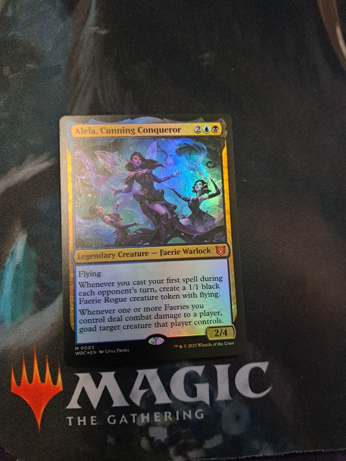 MTG Alela, Cunning Conqueror Wilds of Eldraine Commander 0003 Foil ...