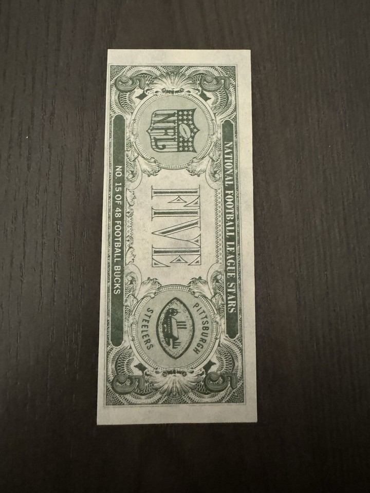 1962 Topps Bucks Insert #15 BUDDY DIAL Pittsburgh Steelers Football ...