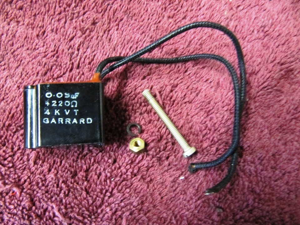 GARRARD 301 Spark Suppressor Capacitor 4HF Type A Turntable LAB 80 A70 ...