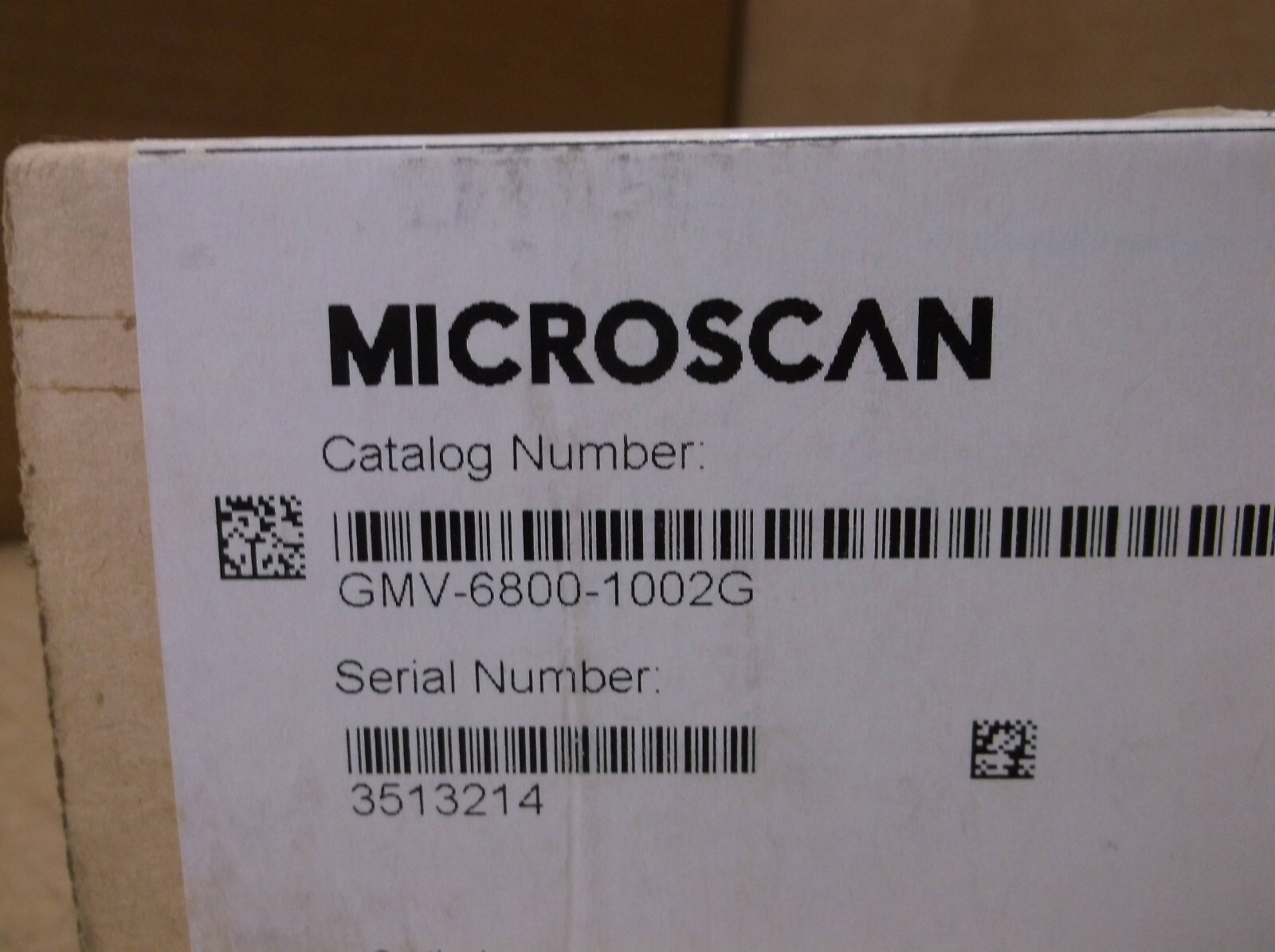 Microscan GMV-6800-1002G Vision Hawk Fixed Barcode Scanner GMV68001002G ...