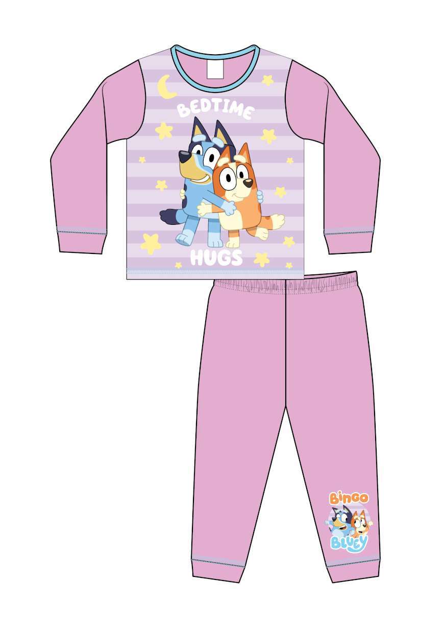 Bluey pyjamas girls boys long short sleeve nightwear kids set | eBay