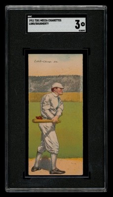 1911 T201 Mecca Double Folders Set-Break Harry Lord, Patsy Dougherty ...