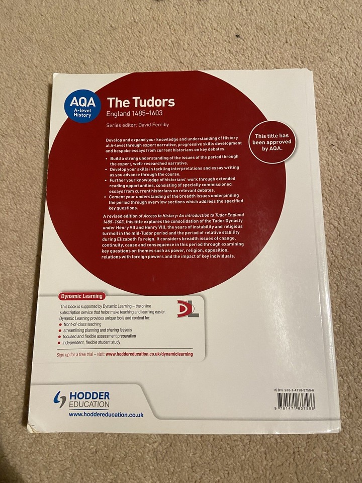 AQA A-Level Textbook : The Tudors | eBay UK