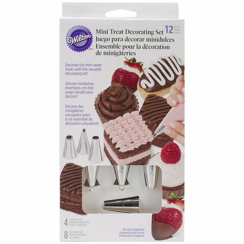 Wilton Mini Treat decorating set 12 piece set - tips & bags | eBay ...
